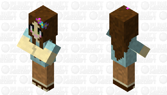 Girly Villager Minecraft Mob Skin