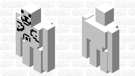 Titan Cat (The Battle Cats) Minecraft Mob Skin