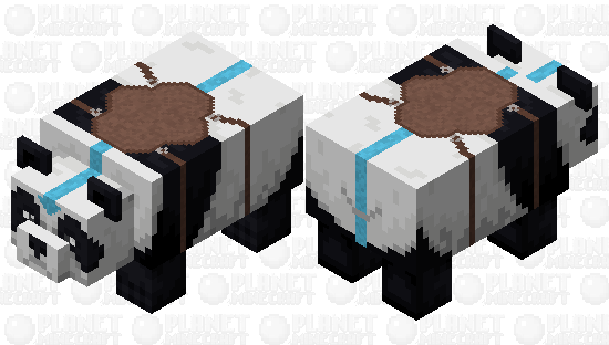 Avatar Panda Minecraft Mob Skin