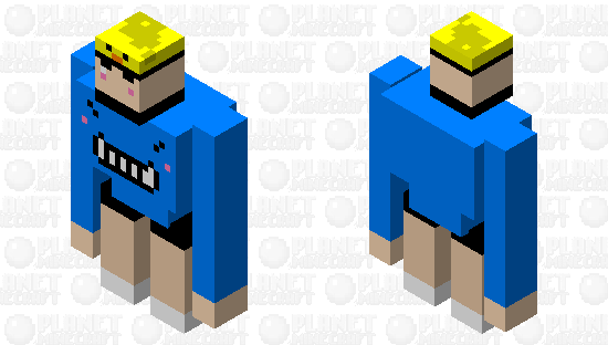 Calixo (buff version without smiling mask) Minecraft Mob Skin