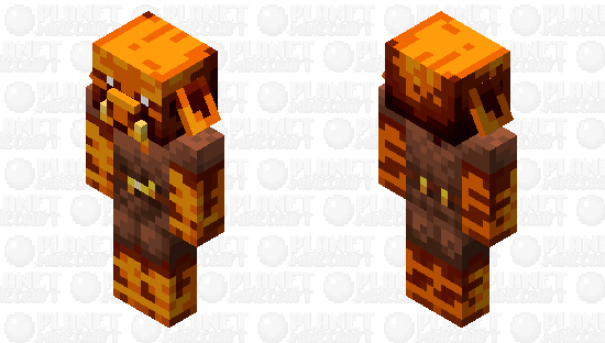 GlacierArts | Fire Piglin Minecraft Mob Skin