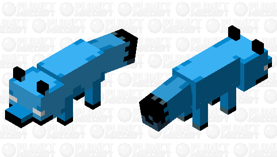 Inverted Fox Minecraft Mob Skin