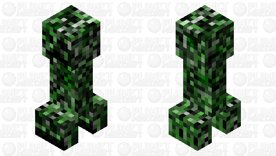 creepy creeper Minecraft Mob Skin