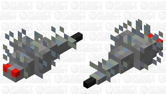 Devil Sliverfish Minecraft Mob Skin