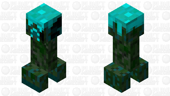 Sculk Creeper Minecraft Mob Skin