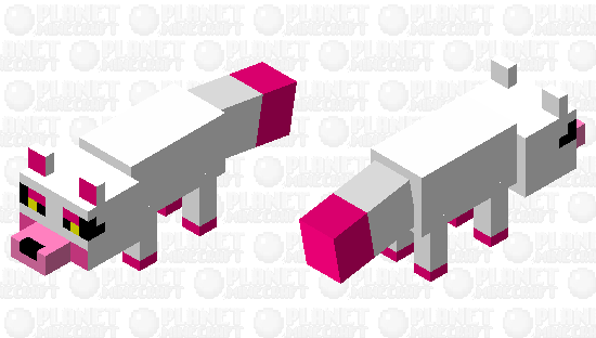 Mangle is a Fox! Minecraft Mob Skin
