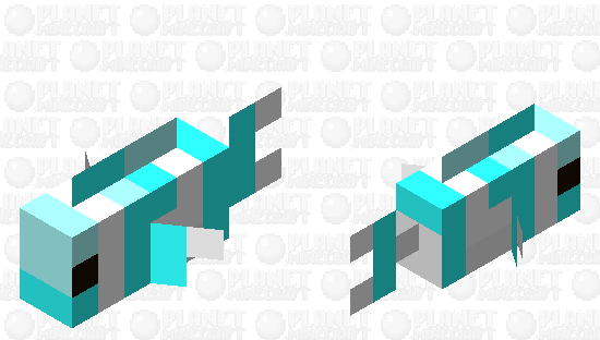 Glow Fish Minecraft Mob Skin