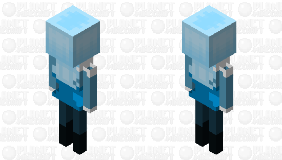 Ice skeleton Minecraft Mob Skin