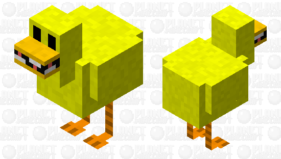 Yellow Minecraft Mob Skin