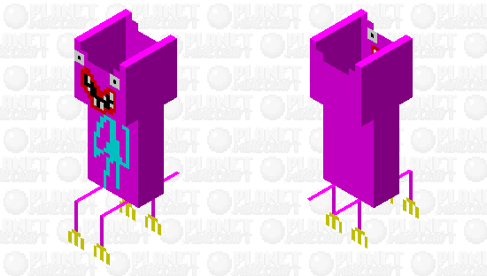 Crawling Explosive Kissy Missy Minecraft Mob Skin