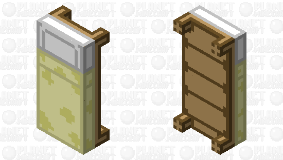 yellow spotted bed:] Minecraft Mob Skin