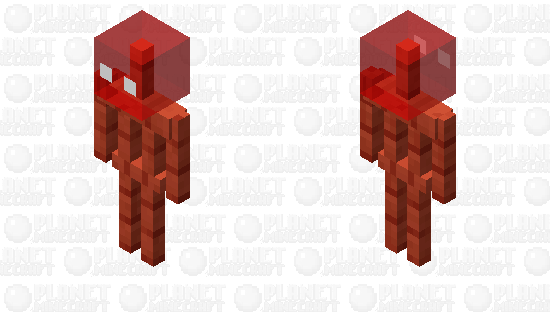 red weapon holder Minecraft Mob Skin