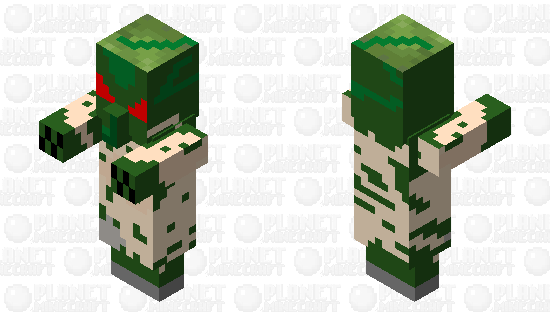 Planetball Zombie Villager Minecraft Mob Skin