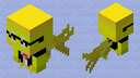 yellow allay with suit and glasses Minecraft Mob Skin