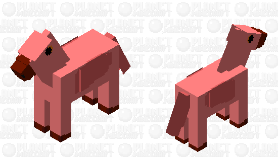 Harry Potter: Hippogriff B: Pinkish Roan Minecraft Mob Skin