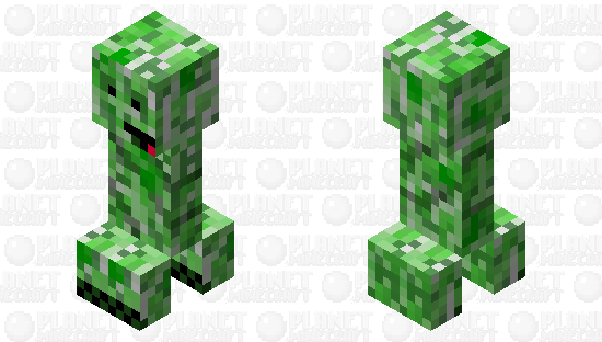 Derpy Creeper Minecraft Mob Skin