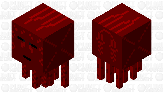 Red Ghast Minecraft Mob Skin