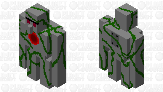 stucked in vine golem Minecraft Mob Skin