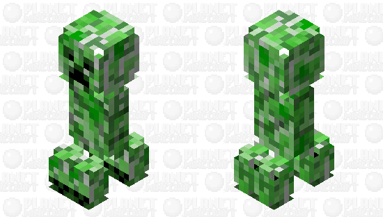 HD Creeper Minecraft Mob Skin
