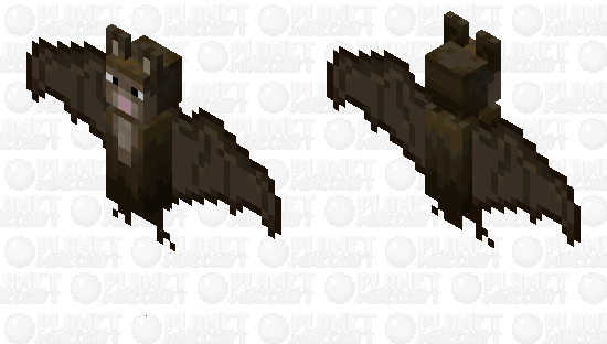 Improved Bat Minecraft Mob Skin