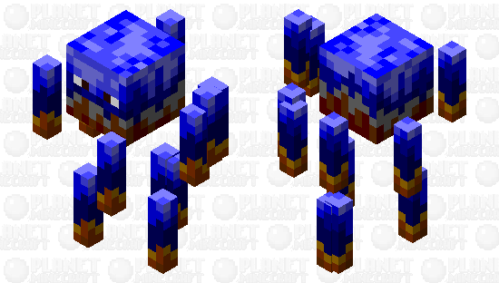Aqua blaze Minecraft Mob Skin