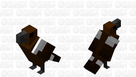Brown skua Minecraft Mob Skin