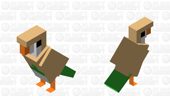 Rowlet Minecraft Mob Skin