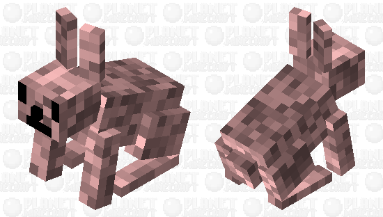 crazy rabbit Minecraft Mob Skin