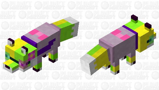 Emerald_Number09 as the mob skins - Fox Minecraft Mob Skin