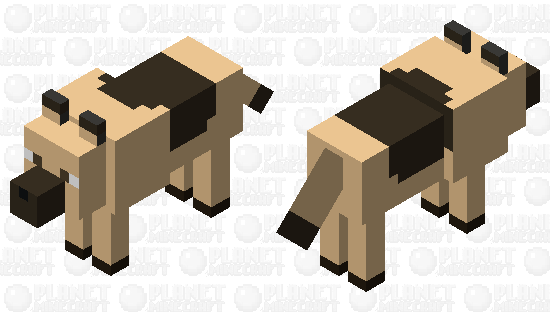 German Shepherd basic Minecraft Mob Skin