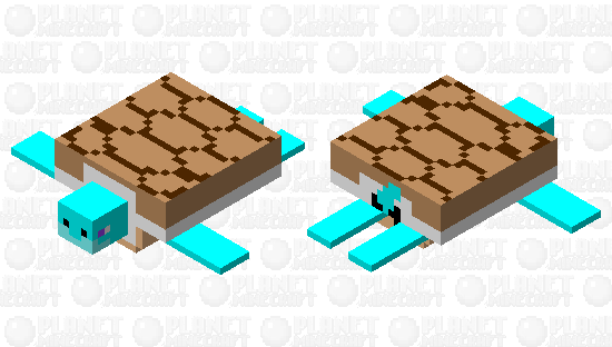 Squirtle Minecraft Mob Skin