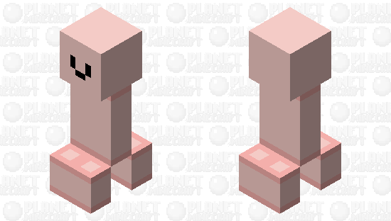 pink creeper Minecraft Mob Skin
