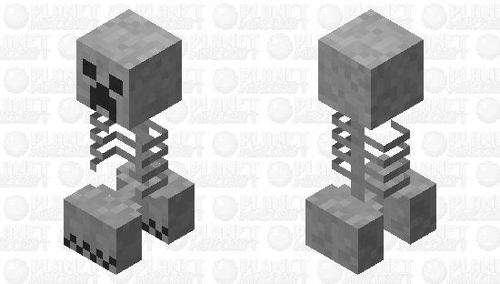 Creeper's Skeleton Minecraft Mob Skin