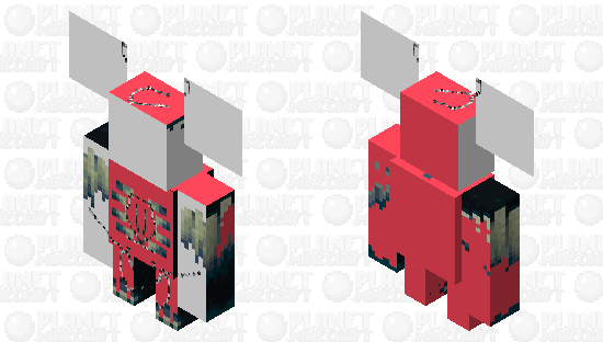 Glitched Warden Minecraft Mob Skin