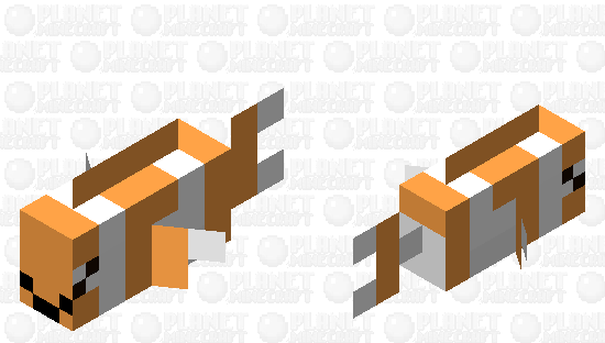 Cartoon Style Tropical Fish (Tiny) Minecraft Mob Skin