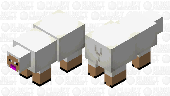Fat Sheep Minecraft Mob Skin