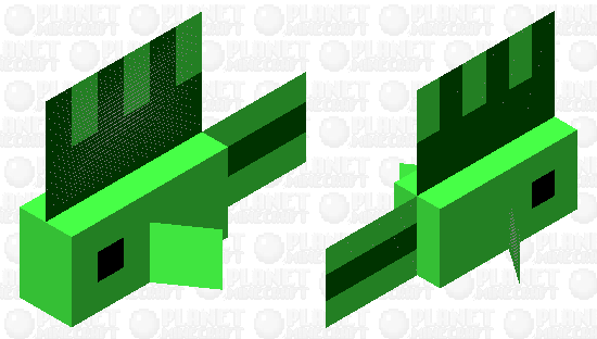 green fish Minecraft Mob Skin