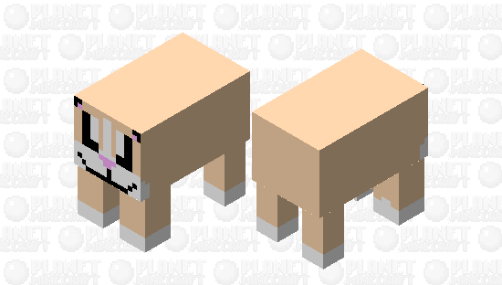 Cursed hamster Minecraft Mob Skin