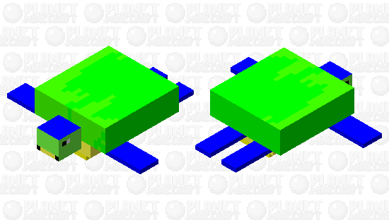 blue fins Minecraft Mob Skin