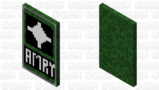 Army inspired cape Minecraft Mob Skin