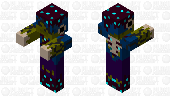 Skulk Zombie Minecraft Mob Skin
