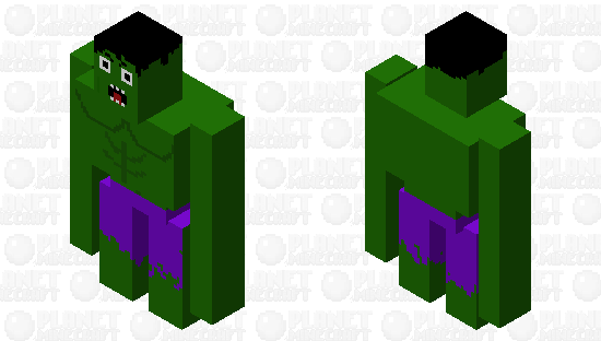 the incredible hulk Minecraft Mob Skin