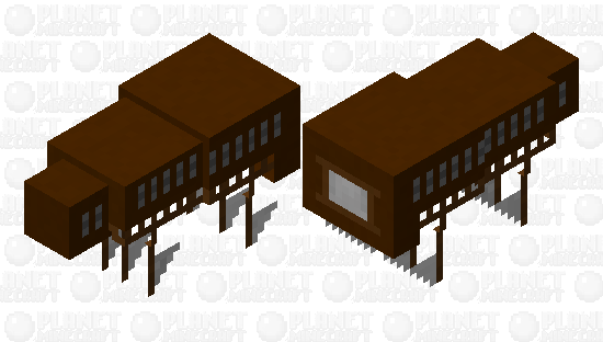 Upside-Down Ship Minecraft Mob Skin