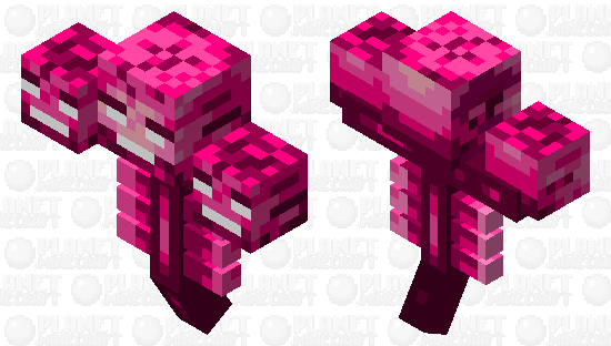 Girl Wither Minecraft Mob Skin