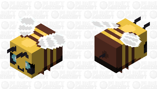 Cartoon bee Part 1! Minecraft Mob Skin