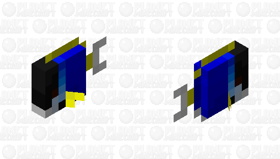 Powder Blue Tang Minecraft Mob Skin