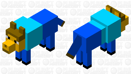 steve cursed wolf Minecraft Mob Skin