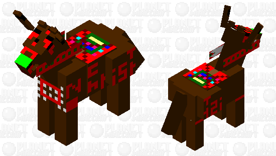 Santa's very evil reindeer Minecraft Mob Skin