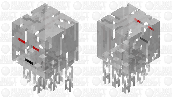 Ghastly Ghost Less Visable(ghast) Minecraft Mob Skin