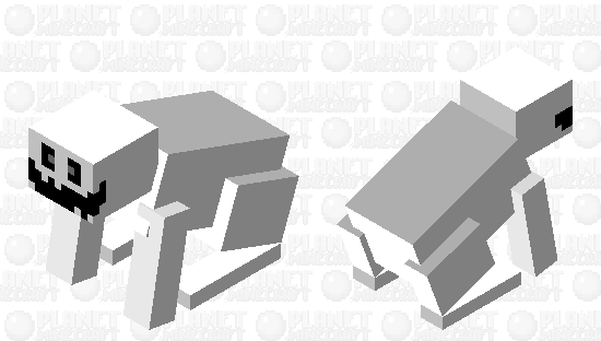 Creepy White Monstrosity (Only Killer Rabbit) (Salt) Minecraft Mob Skin